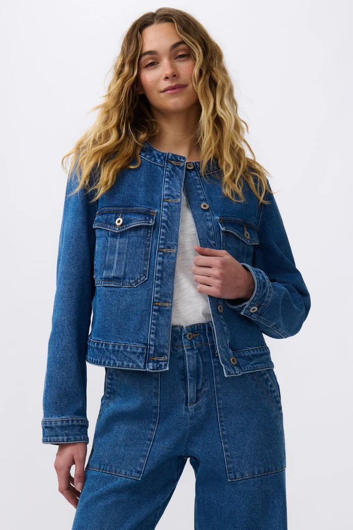 Audrey Jacket - 90's Blue – Obdressed