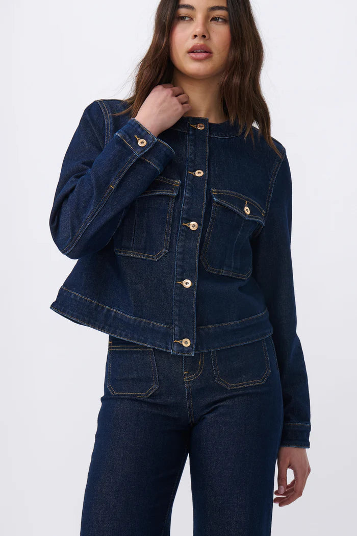 Audrey Jacket Indigo – Obdressed